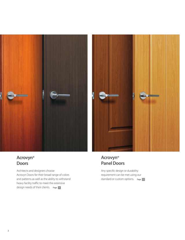 Construction Specialties, Inc., Catalogs, Acrovyn Doors | ARCAT