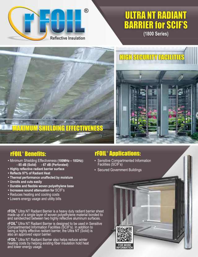 Covertech Fabricating, Inc., Catalogs, rFOIL Ultra NT Radiant Barrier ...