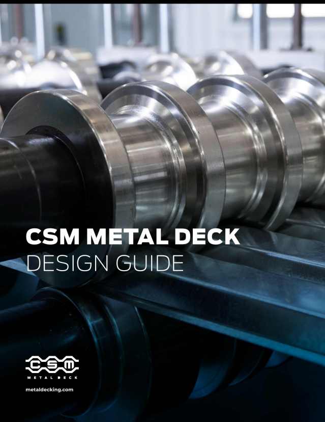 CSM Metal Deck, Catalogs, Design Guide | ARCAT
