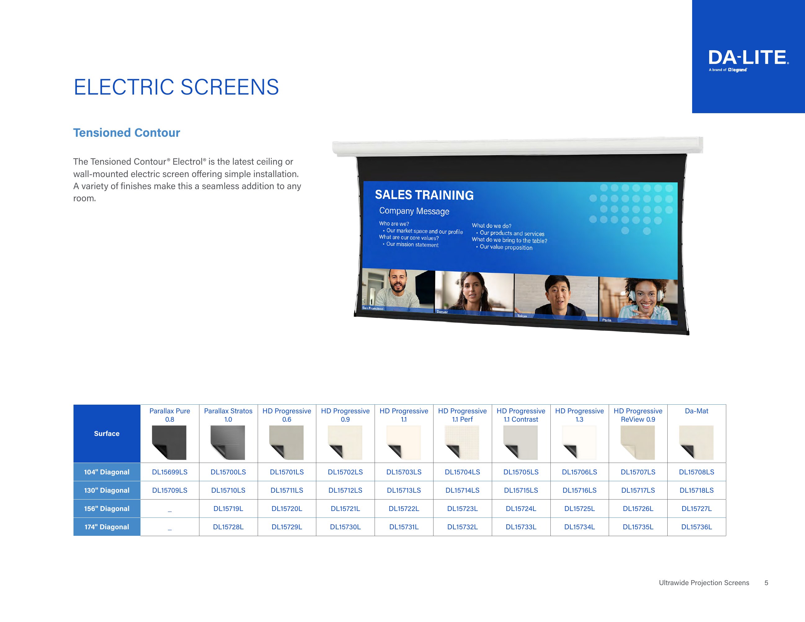 Da-Lite, a brand of Legrand | AV, Catalogs, Ultrawide Projection ...