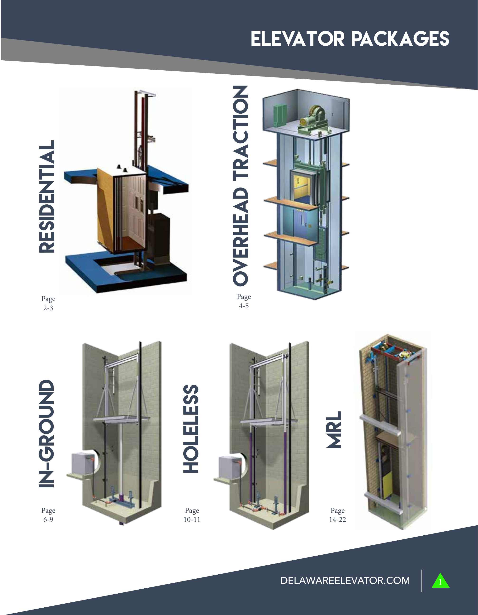 Delaware Elevator Manufacturing, Catalogs, Product Planning Guide 2020/2021 | ARCAT