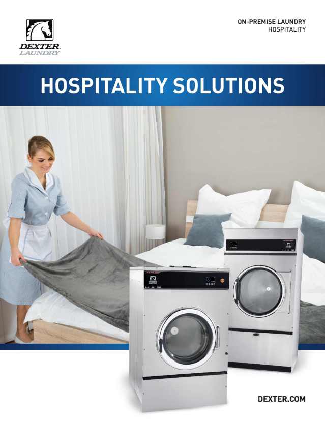 Dexter Laundry, Catalogs, Hospitality Solutions | ARCAT