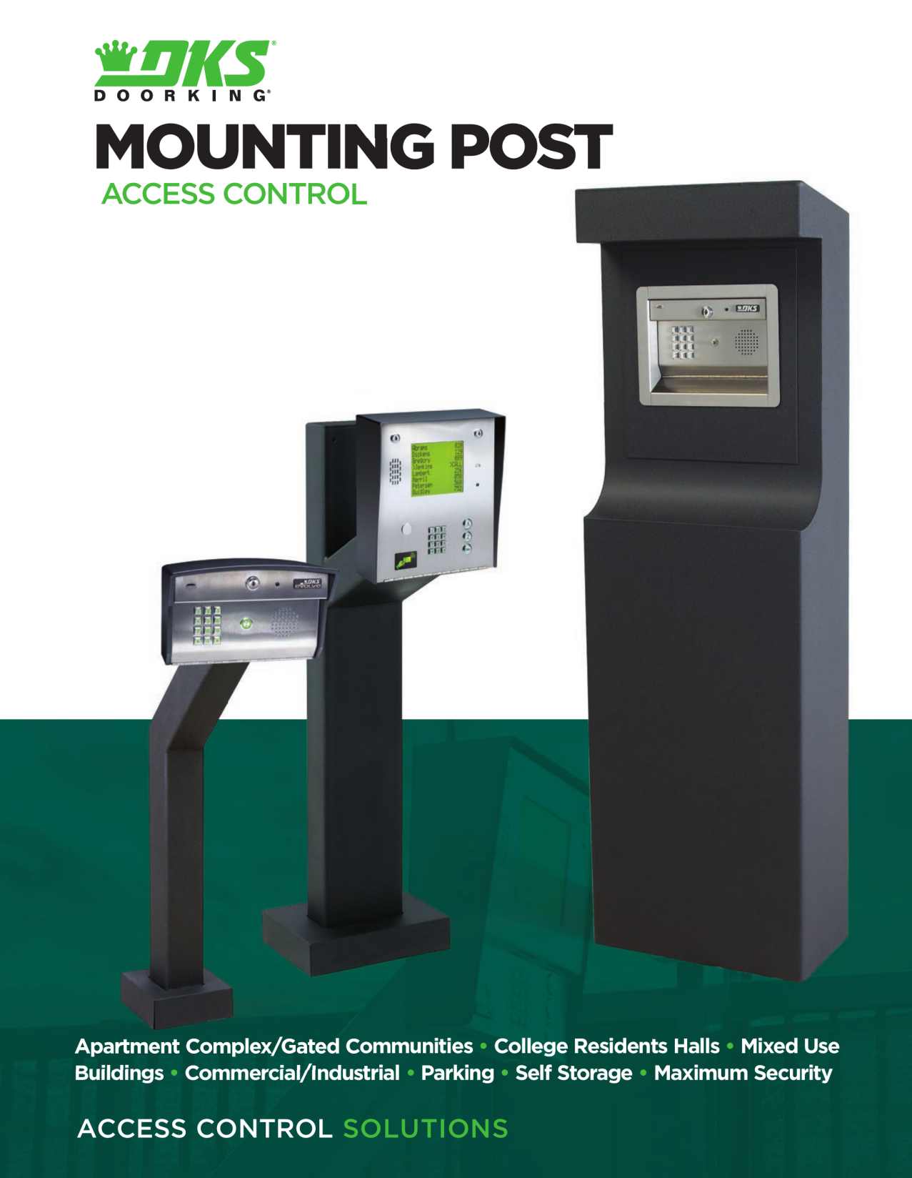 DoorKing, Catalogs, Mounting Post | ARCAT