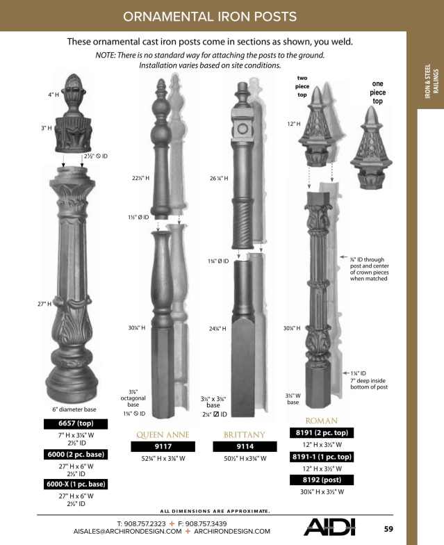 Architectural Iron Designs, Inc., Catalogs, Product Catalog | ARCAT