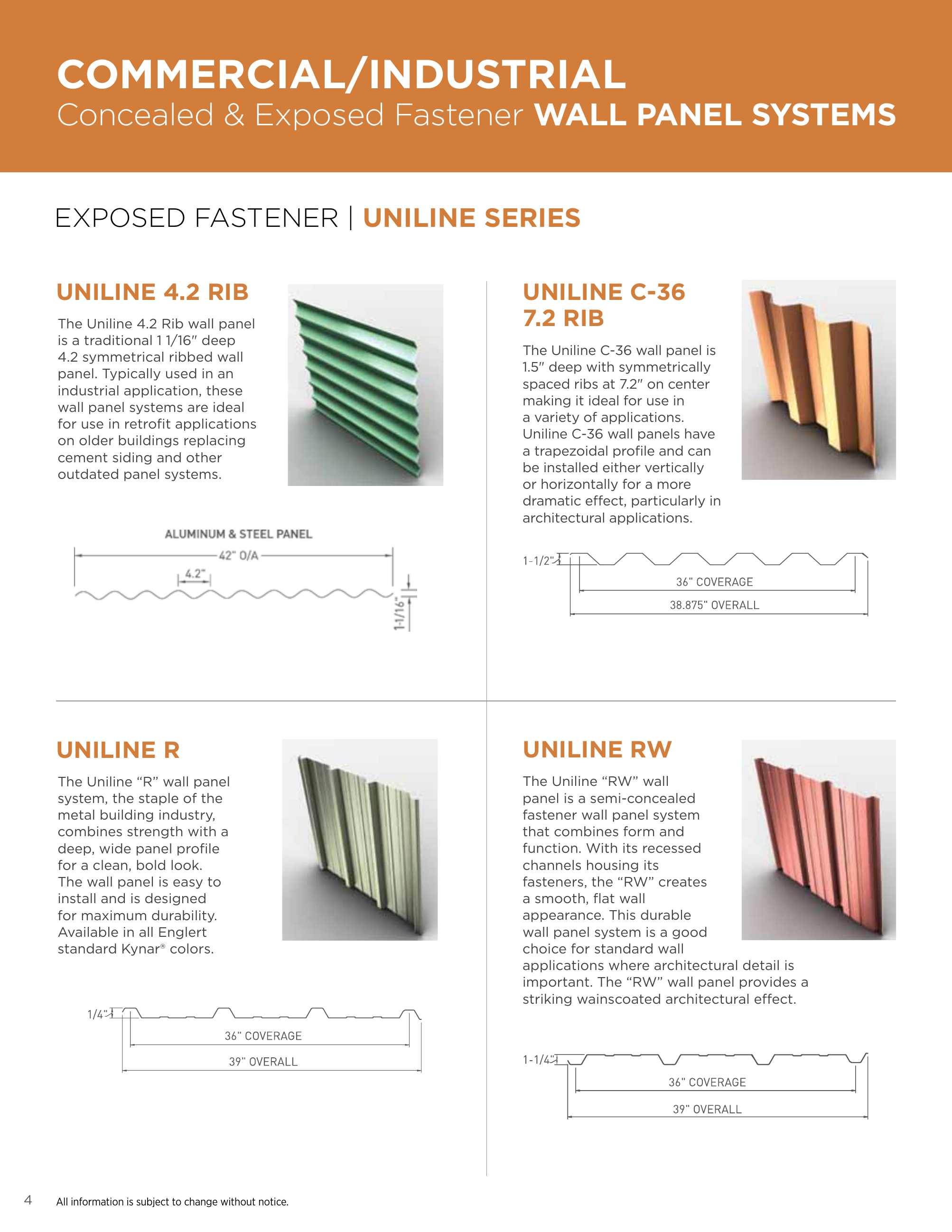 Englert, Inc., Catalogs, Commercial and Industrial Wall Panel Systems ...