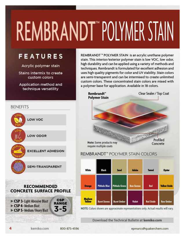 EPMAR Corporation, Catalogs, Kemiko Decorative Coatings | ARCAT