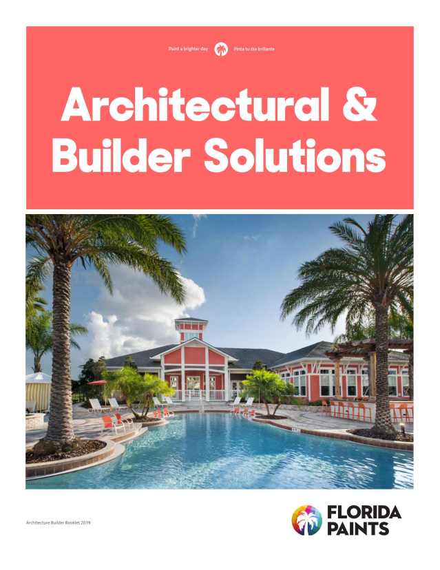 Florida Paints, Catalogs, Architectural & Builder Solutions | ARCAT