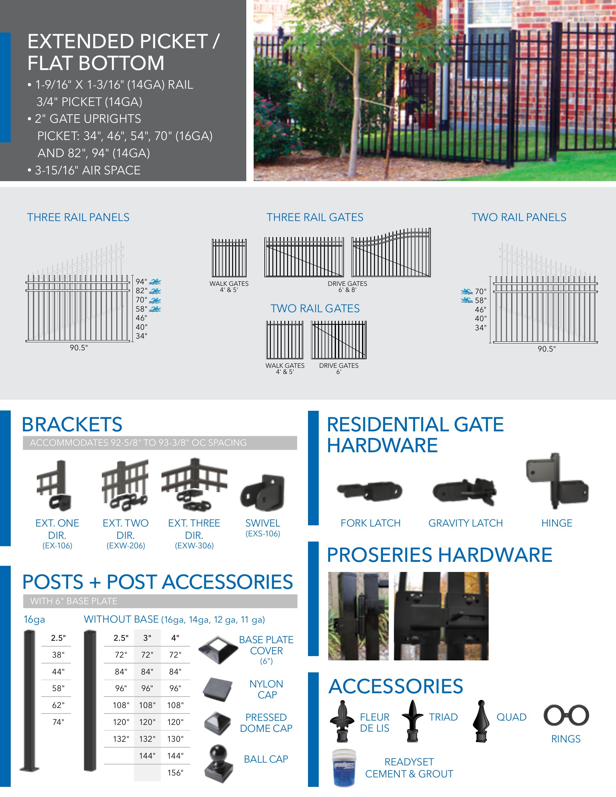 Fortress Fence Products, Catalogs, V2 Commercial Ornamental Fence | ARCAT