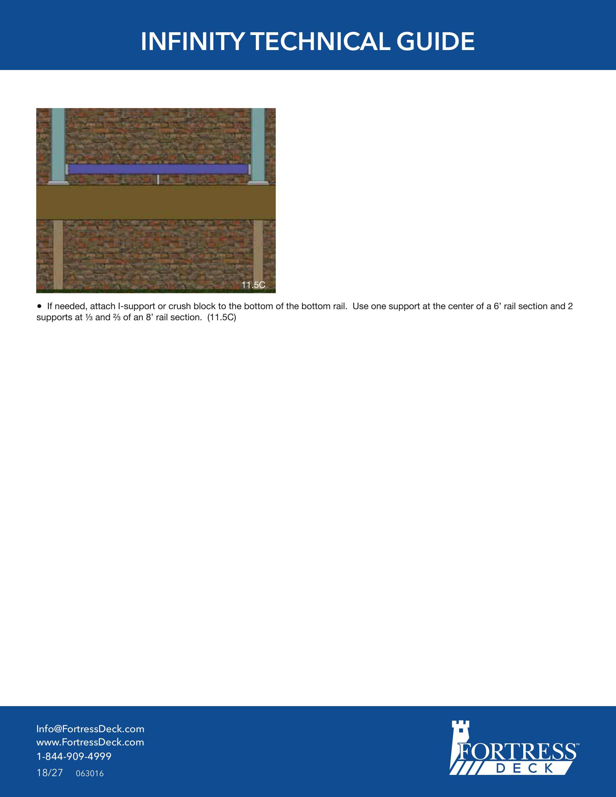 Fortress Deck Products, Catalogs, Infinity Technical Guide | ARCAT