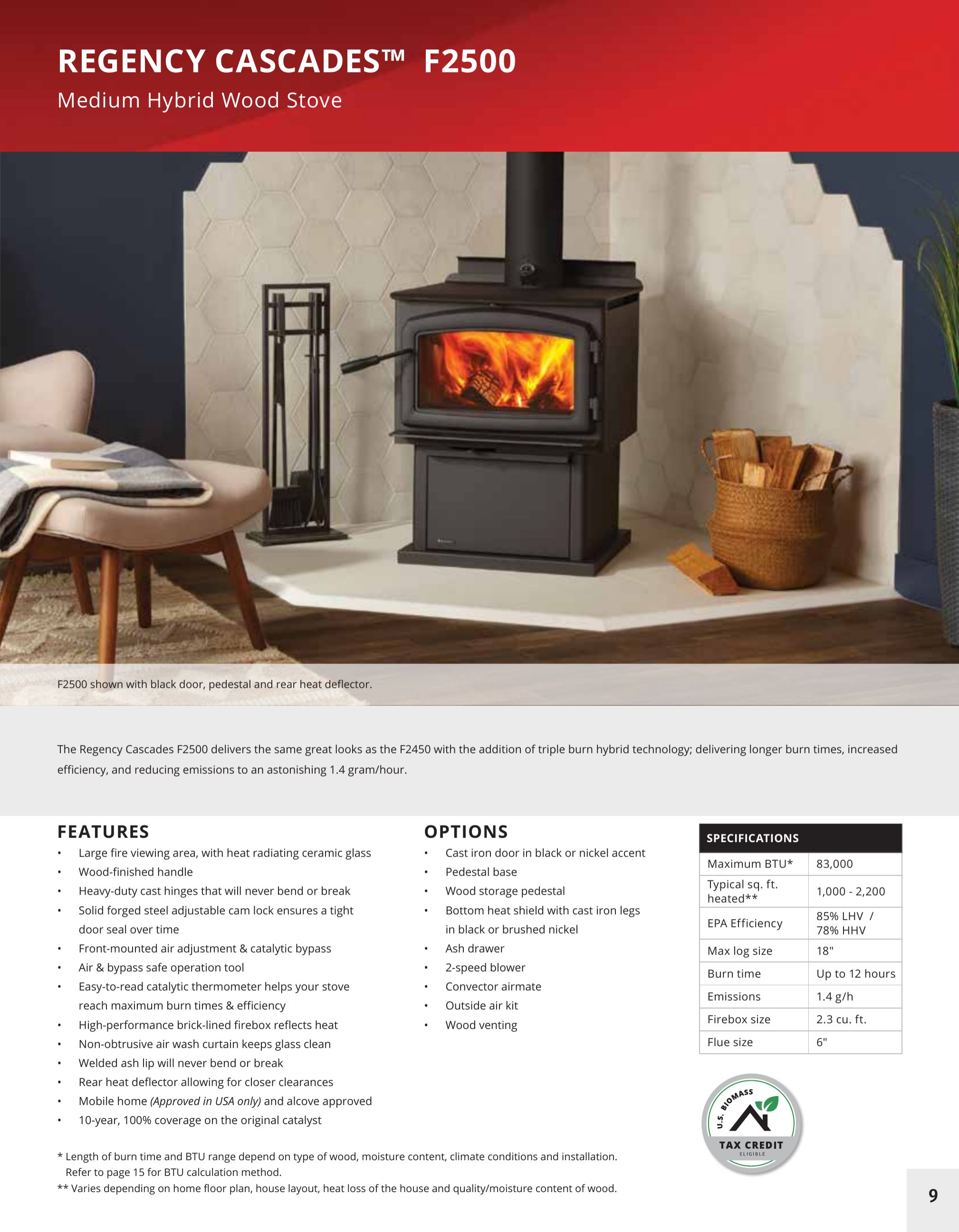 Regency Fireplace Products, Catalogs, Wood Stoves | ARCAT