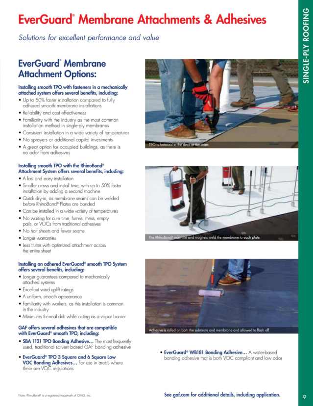 GAF Commercial Roofing Products, Catalogs, Full Line Brochure | ARCAT