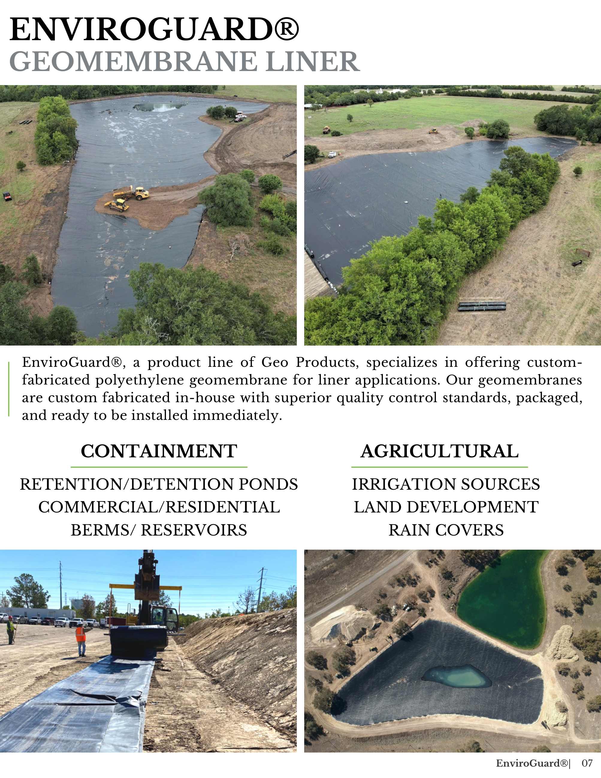 Geo Products, LLC, Catalogs, Full Product Brochure | ARCAT