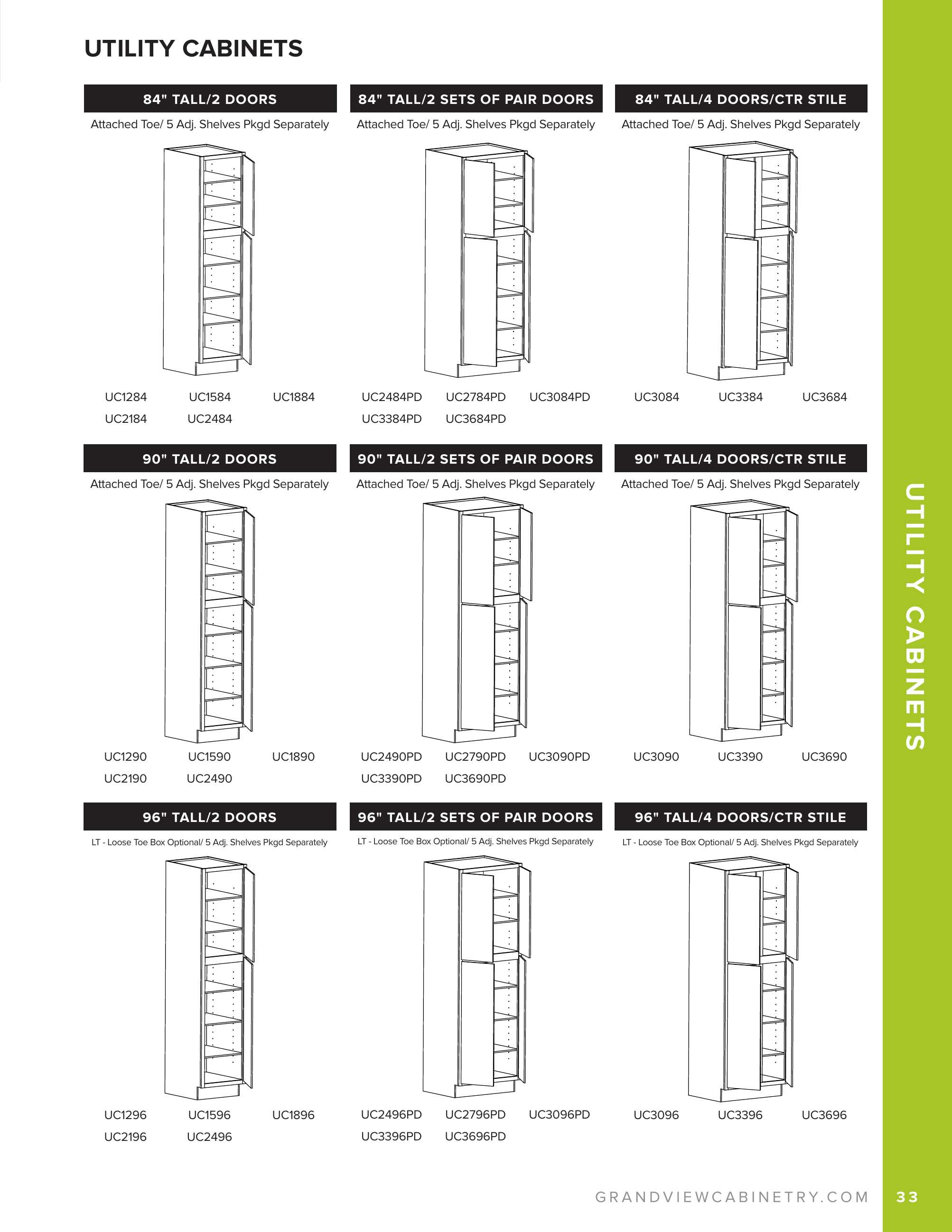 Grandview Cabinetry, Catalogs, Specification Guide | ARCAT