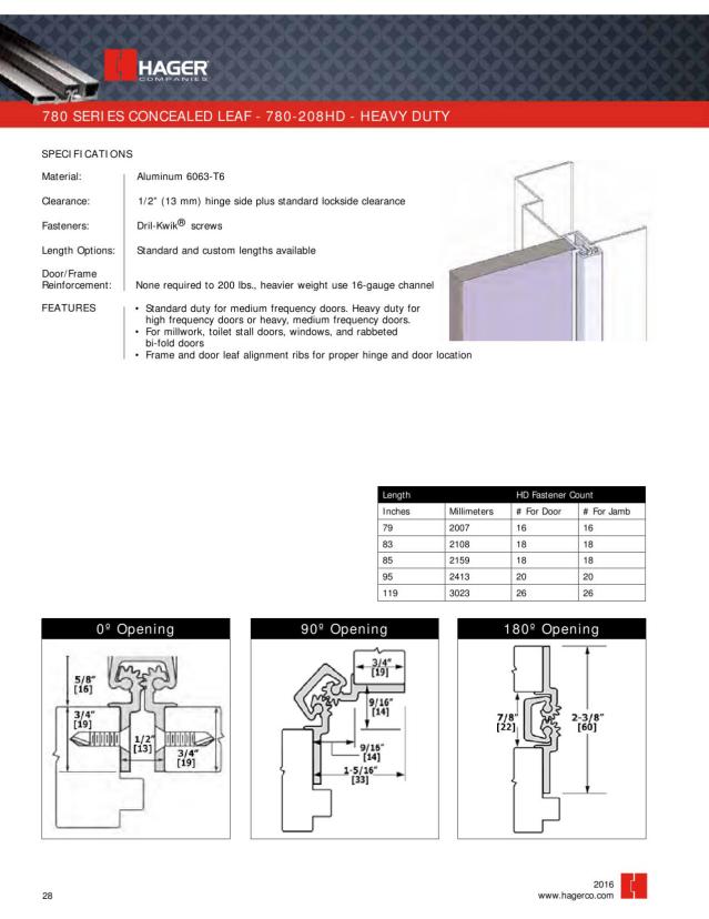 Hager Companies, Catalogs, Door Hardware Catalog | ARCAT