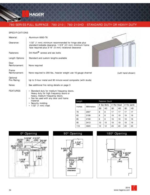 Hager Companies, Catalogs, Door Hardware Catalog | ARCAT