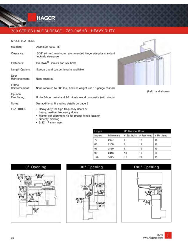 Hager Companies, Catalogs, Door Hardware Catalog | ARCAT