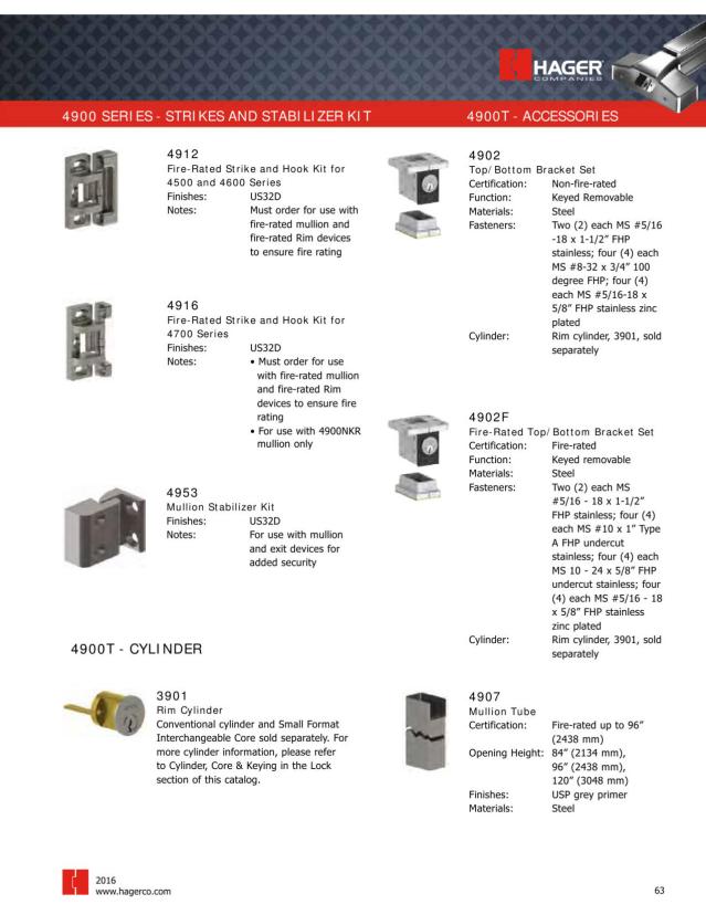 Hager Companies, Catalogs, Door Hardware Catalog | ARCAT