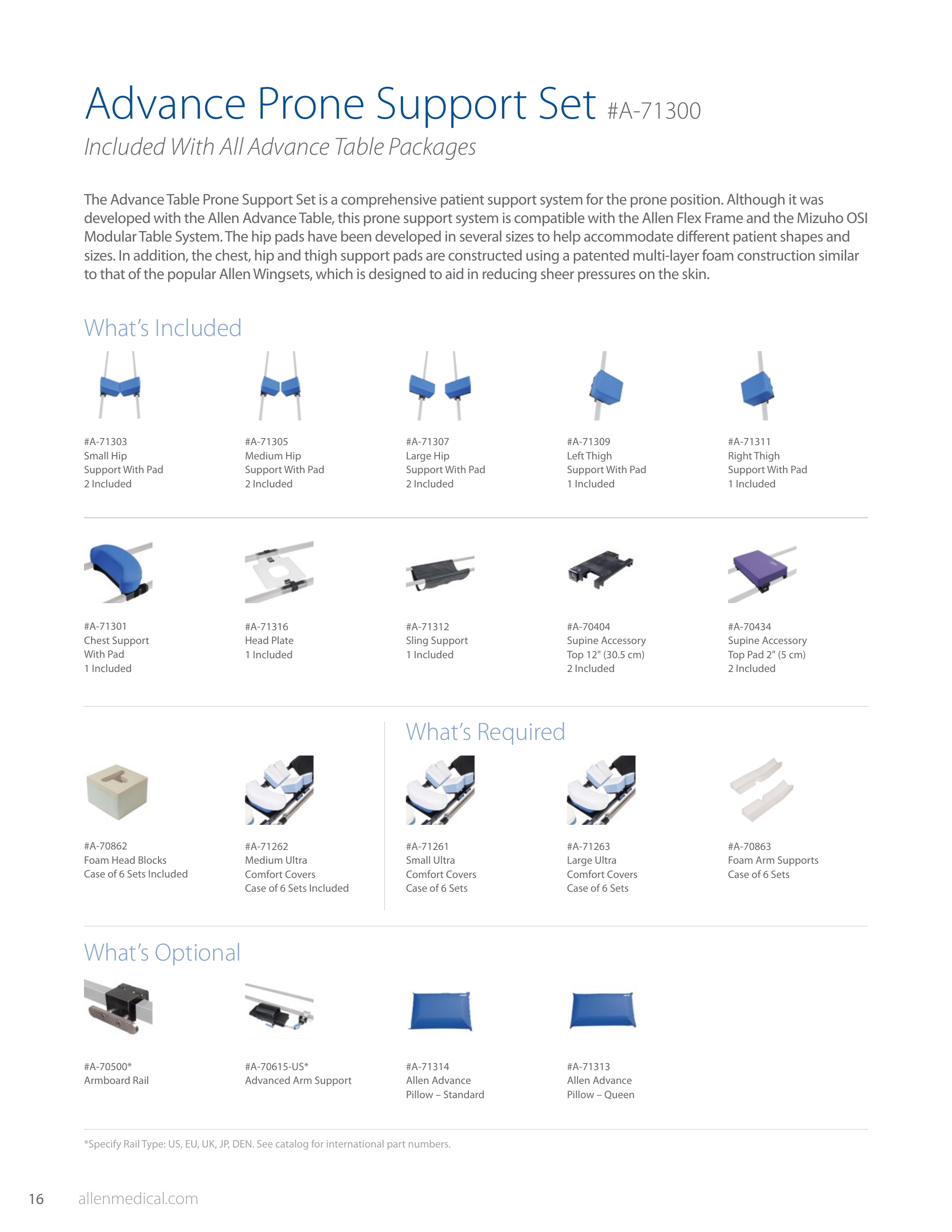 Hillrom, a Baxter Company, Catalogs, Allen Medical Spine Table | ARCAT