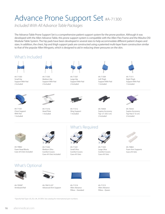 Hillrom, a Baxter Company, Catalogs, Allen Medical Spine Table | ARCAT