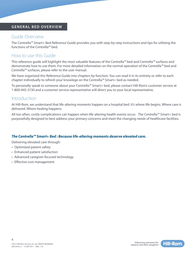 Hillrom, a Baxter Company, Catalogs, Centrella Guide | ARCAT