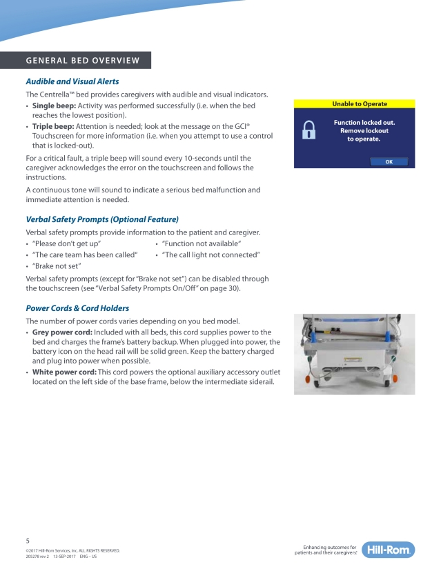 Hillrom, a Baxter Company, Catalogs, Centrella Guide | ARCAT