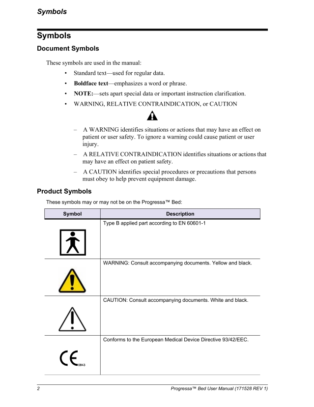 Hillrom, a Baxter Company, Catalogs, Progressa Bed User Manual | ARCAT