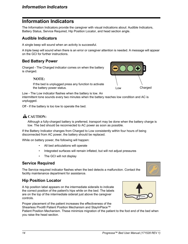 Hillrom, a Baxter Company, Catalogs, Progressa Bed User Manual | ARCAT
