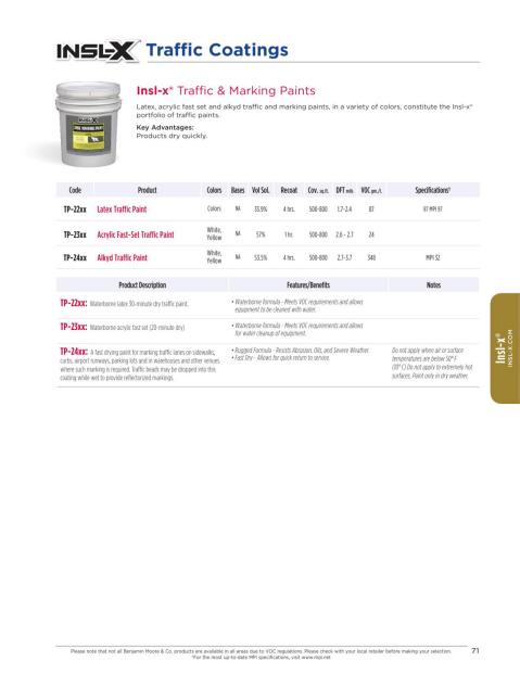 Insl-X, Catalogs, Product Guide | ARCAT