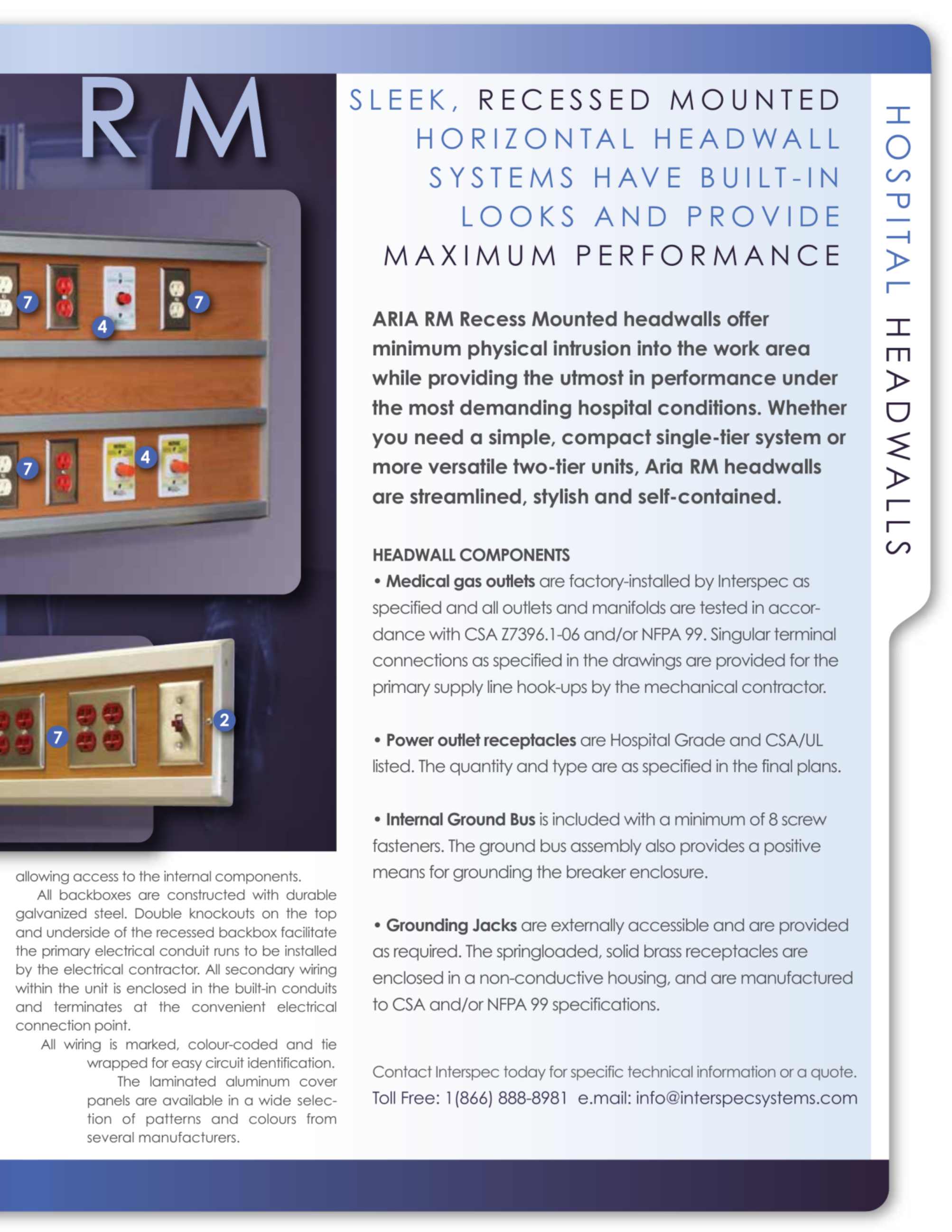 Interspec Systems Ltd., Catalogs, Aria RM | ARCAT