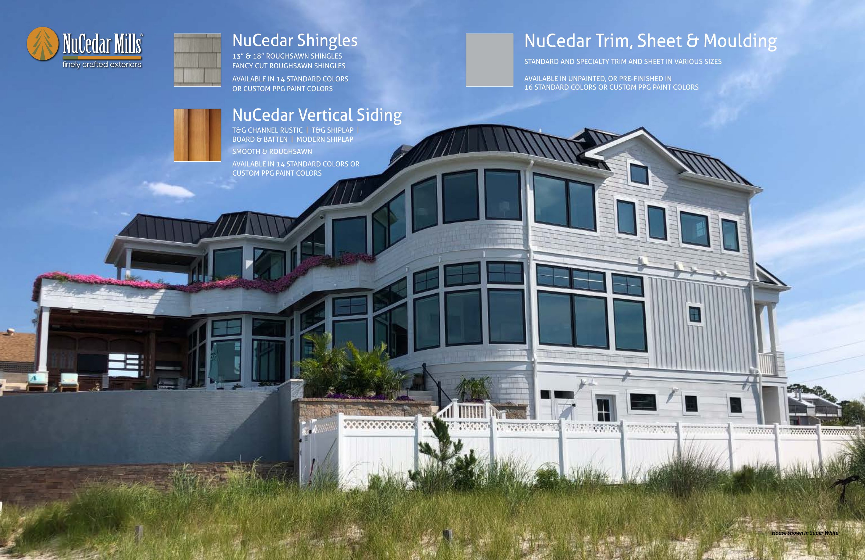 Jain Building Products, Catalogs, NuCedar Siding & Trim Brochure | ARCAT