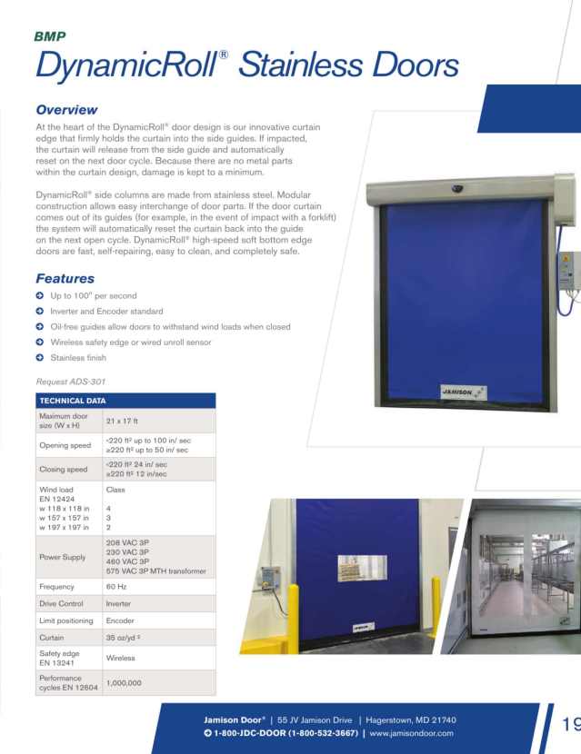 Jamison Door Co., Catalogs, Full Product Catalog | ARCAT