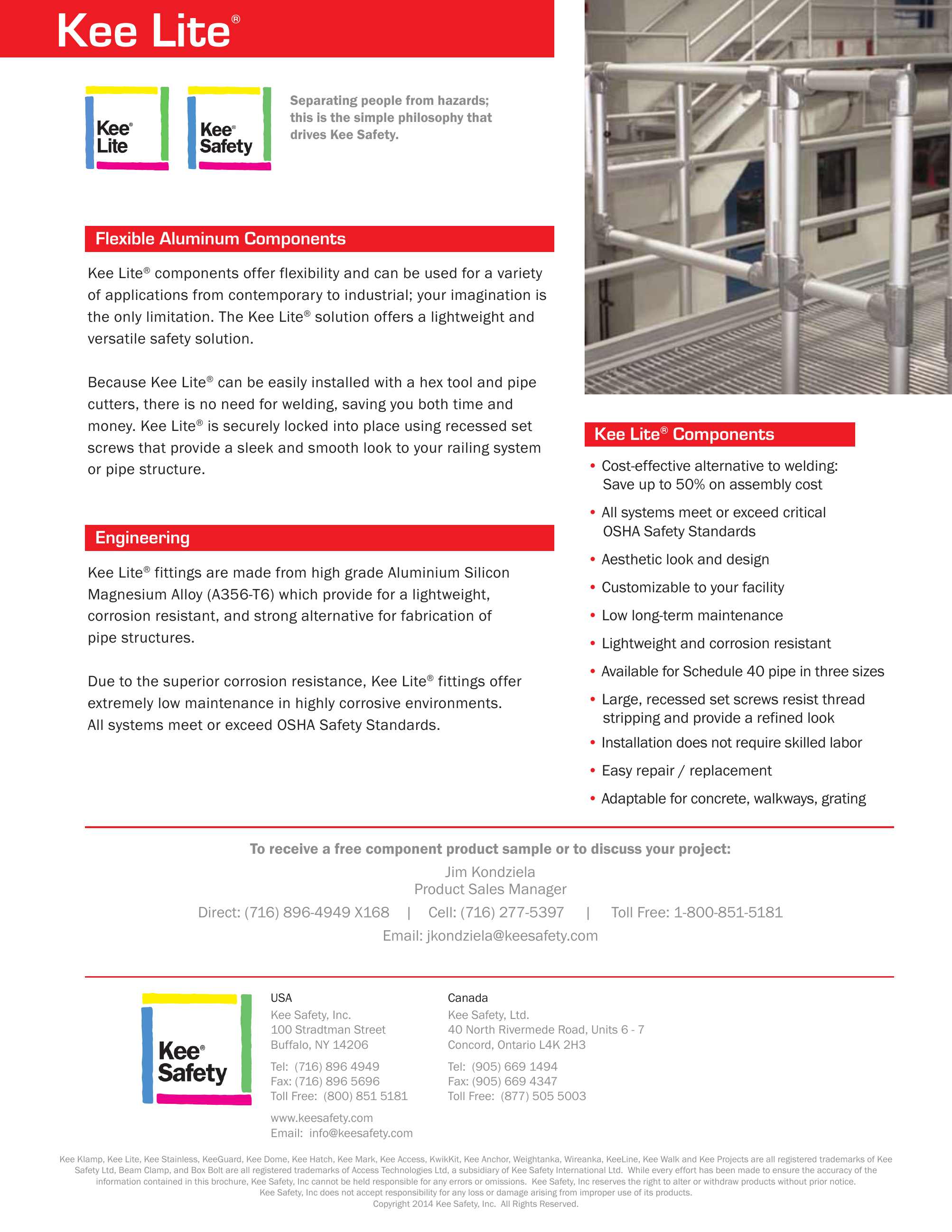 Kee Safety, Inc., Catalogs, Kee Lite | ARCAT