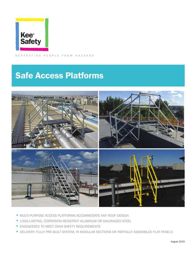Kee Safety, Inc., Catalogs, Safe Access Platforms | ARCAT