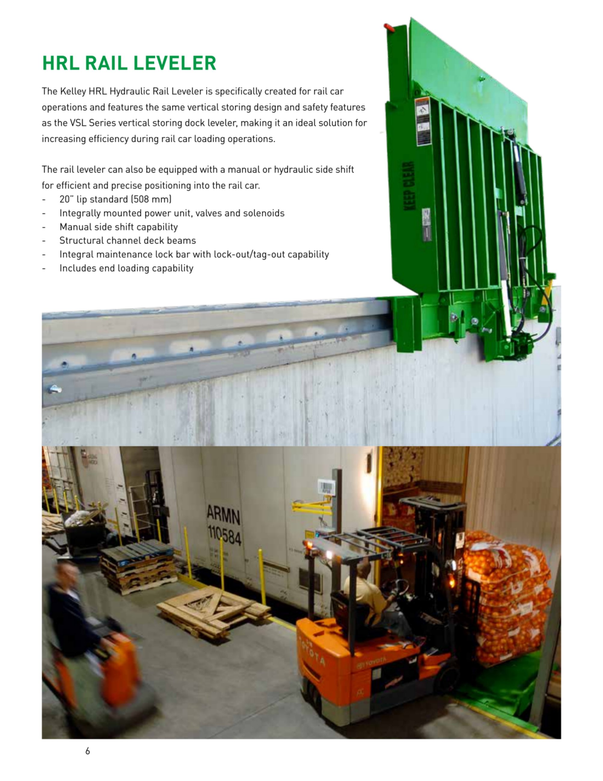 Kelley, Catalogs, Kelley Vertical Leveler Brochure | ARCAT