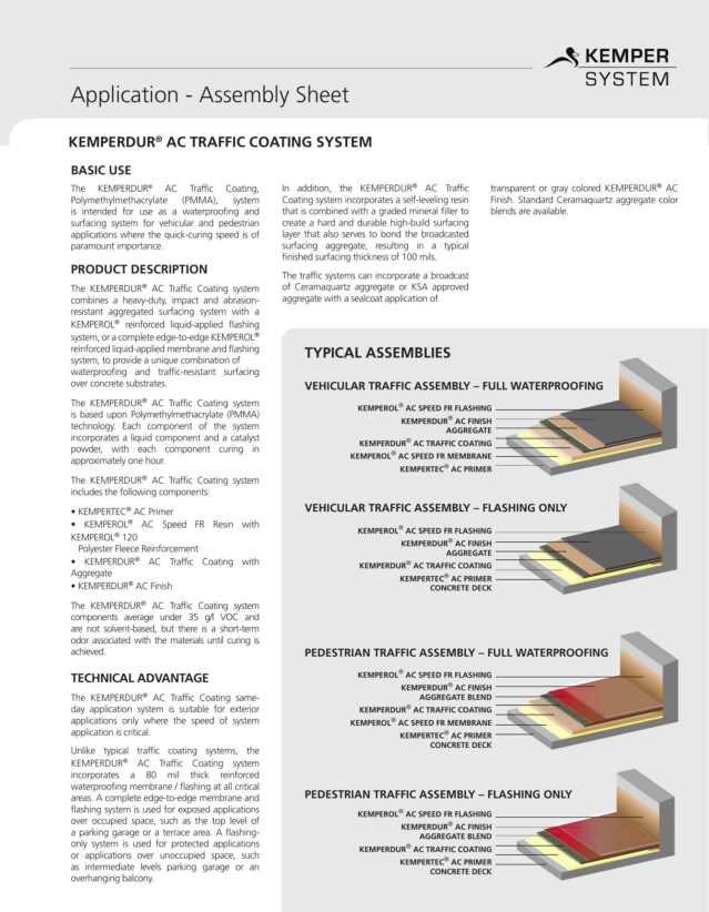 Kemper System America, Inc., Catalogs, Technical Manual Division 7 ...