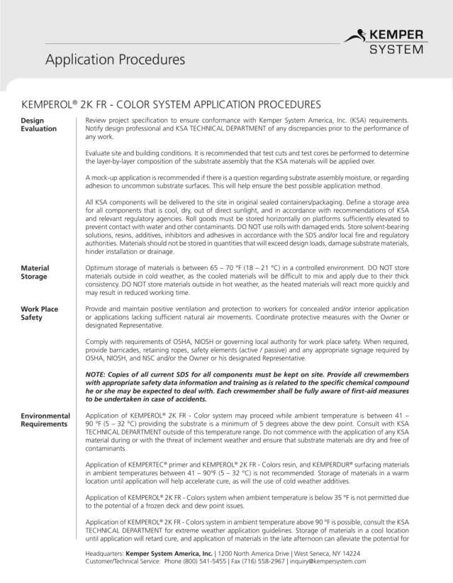 Kemper System America, Inc., Catalogs, Technical Manual Division 7 ...