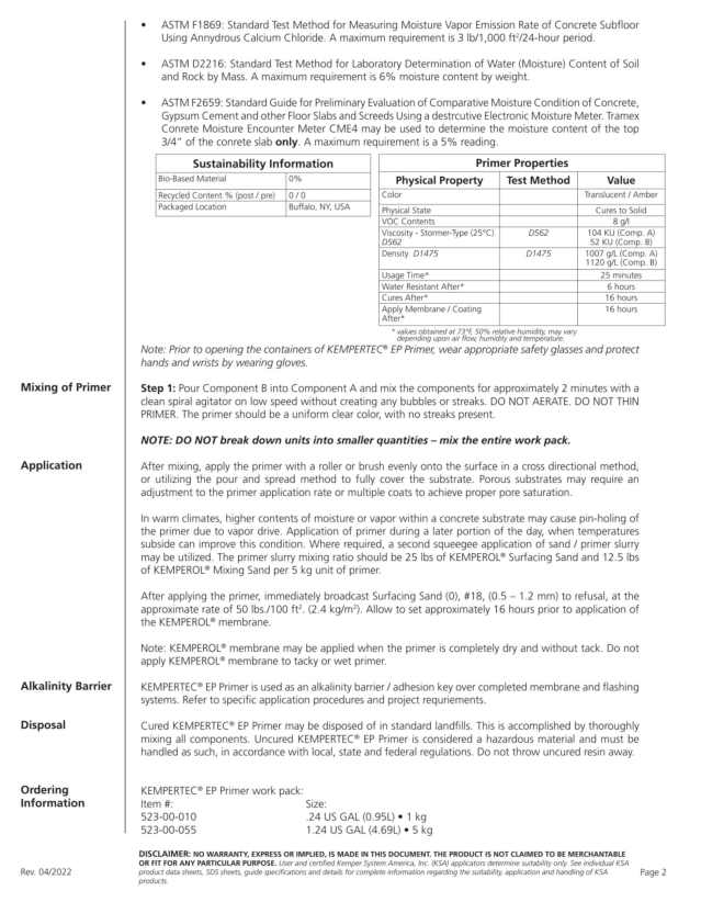 Kemper System America, Inc., Catalogs, Technical Manual Division 7 ...