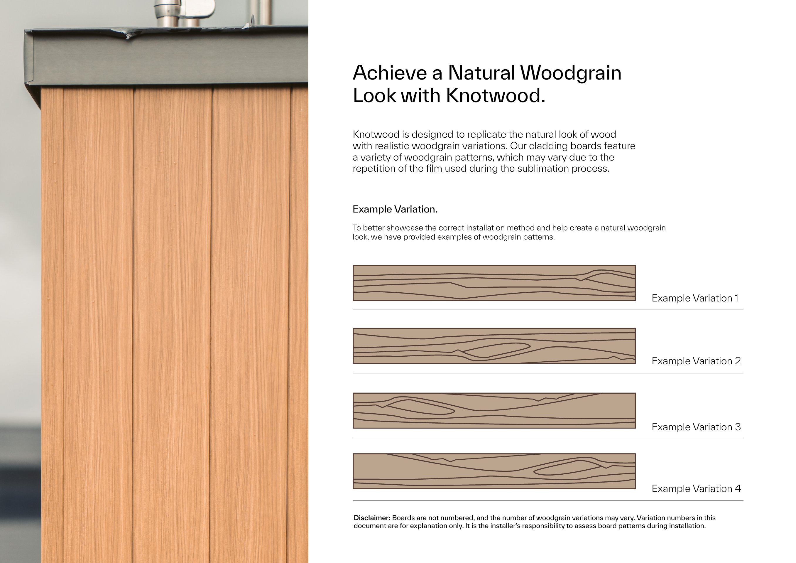 Knotwood, Catalogs, Knotwood US Woodgrain Variation Installation Guide ...