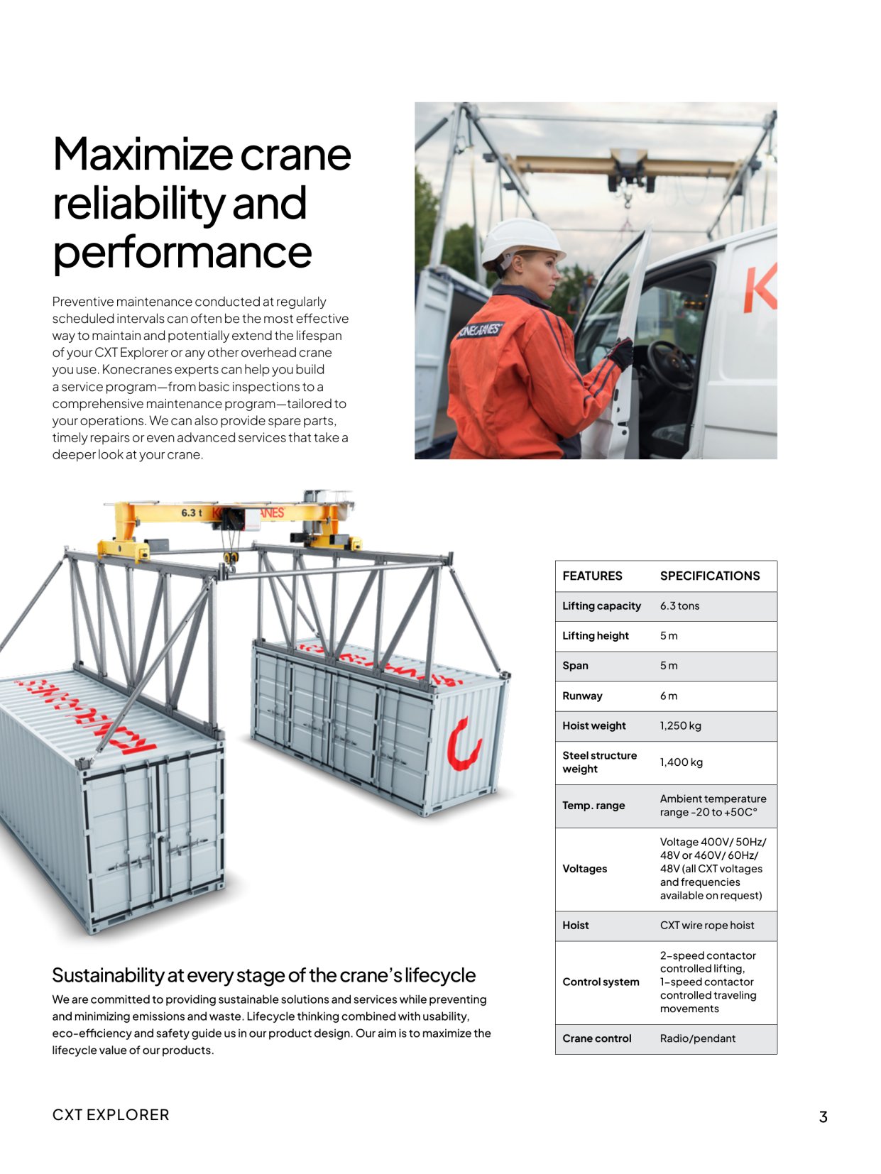 Konecranes, Inc., Catalogs, CXT Explorer | ARCAT