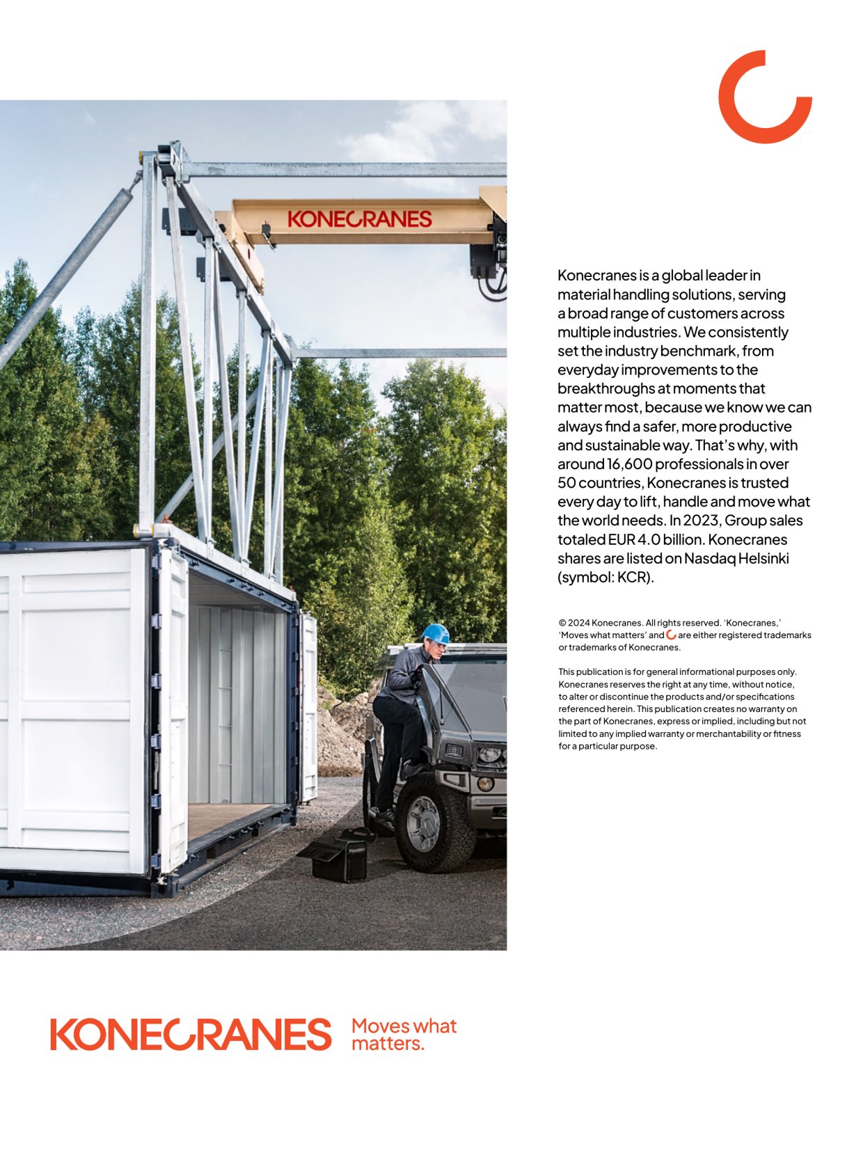 Konecranes, Inc., Catalogs, CXT Explorer | ARCAT