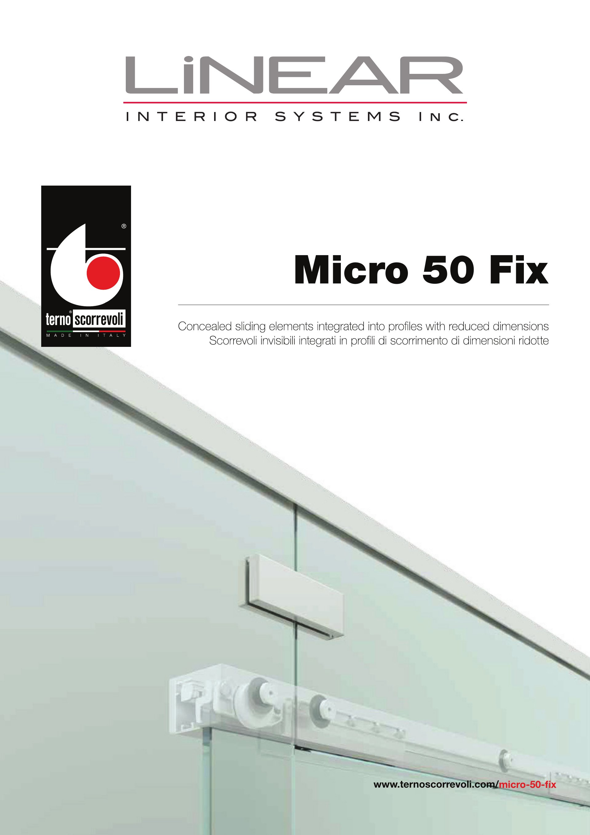 Linear Interior Systems Inc., Catalogs, Micro 50 Fix | ARCAT
