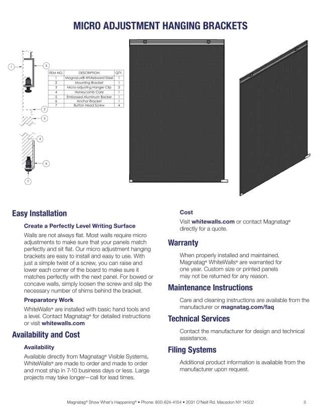Magnatag Visible Systems, Catalogs, WhiteWalls Product Catalog | ARCAT