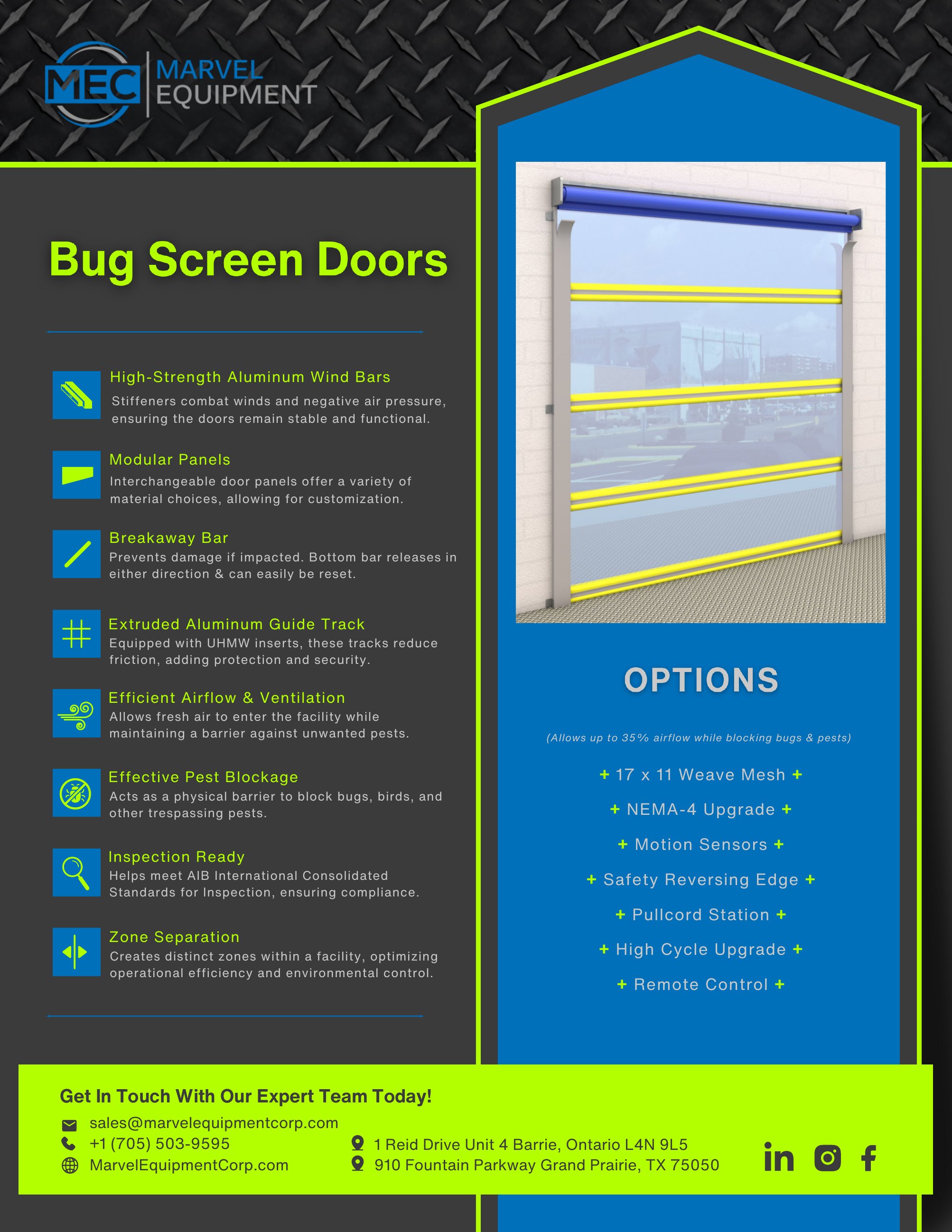 Marvel Equipment Corporation, Catalogs, Bug Screen Doors | ARCAT