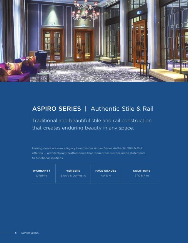 Masonite Architectural, Catalogs, ASPIRO - Authentic Stile & Rail Doors ...