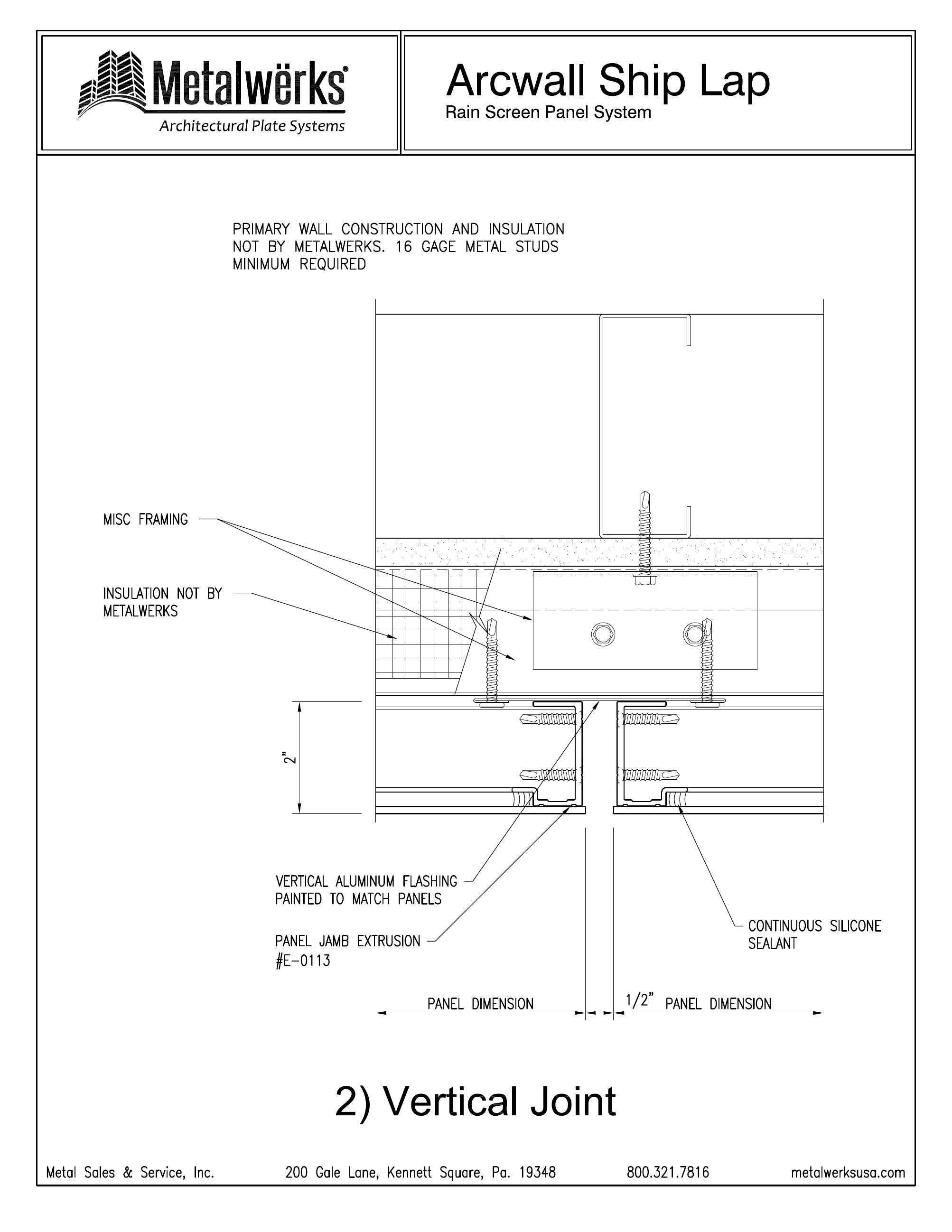 Metalwërks, Catalogs, Arcwall Ship Lap | ARCAT
