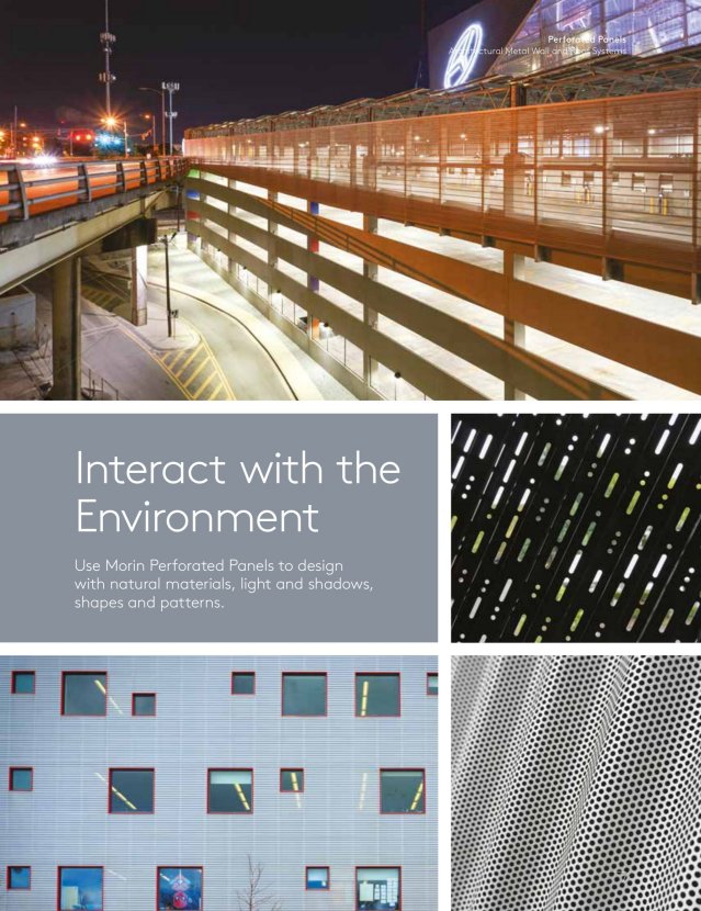 Morin A Kingspan Group Co., Catalogs, Perforated Panels Architectural ...