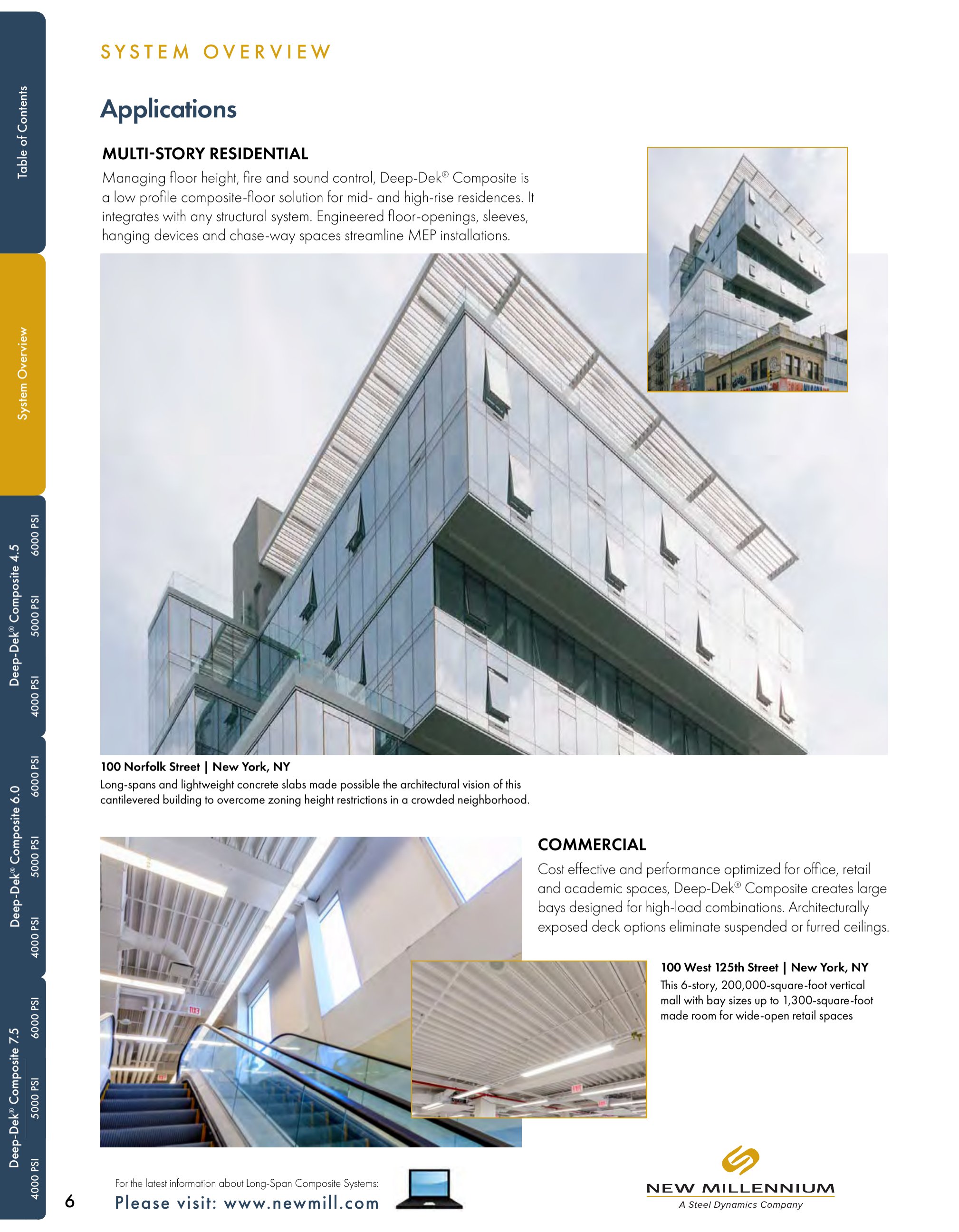 New Millennium Building Systems, Catalogs, Deep-Dek Composite Design ...