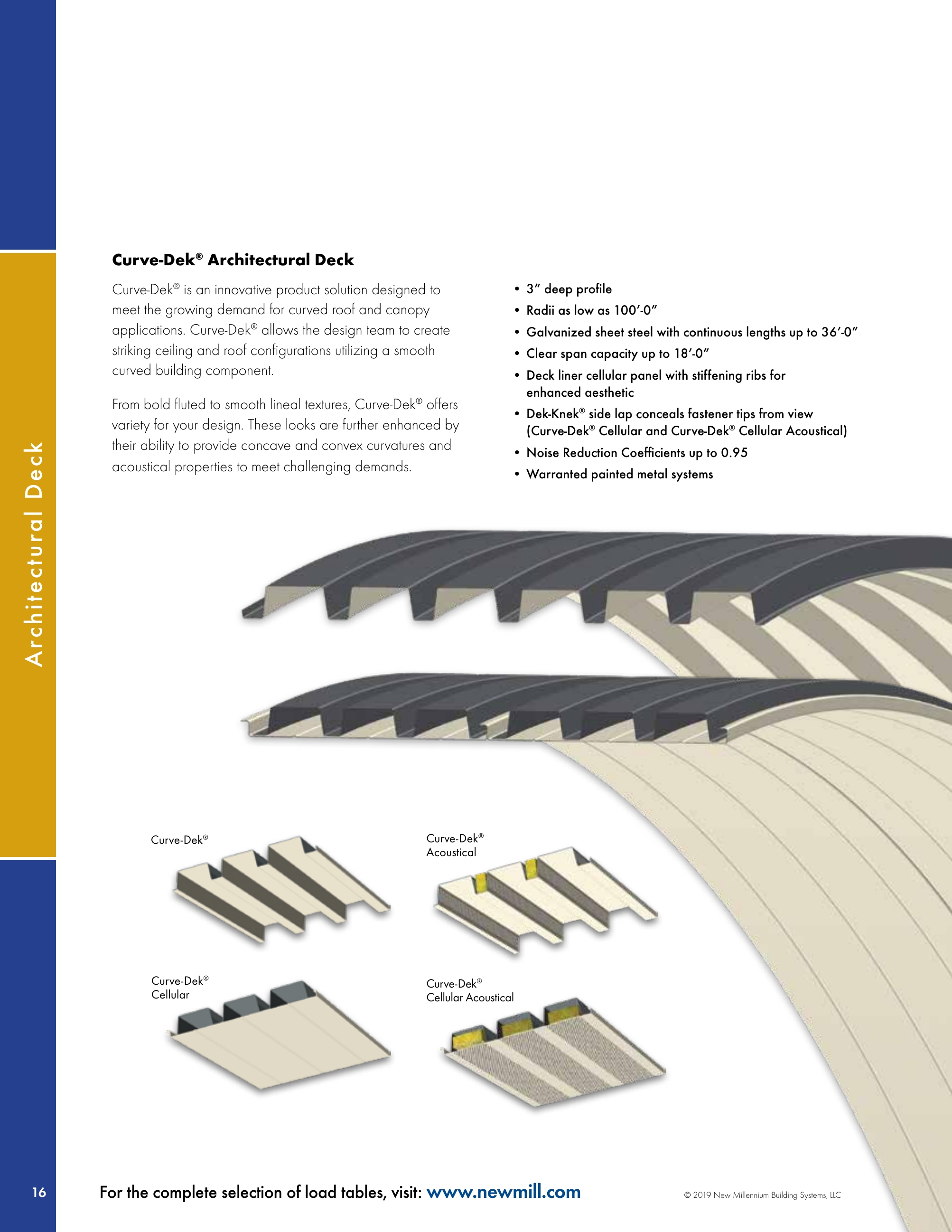 New Millennium Building Systems, Catalogs, Steel Deck 2019 | ARCAT