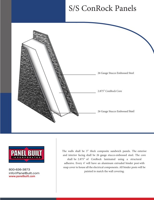 Panel Built Inc., Catalogs, SS Conrock Panels | ARCAT