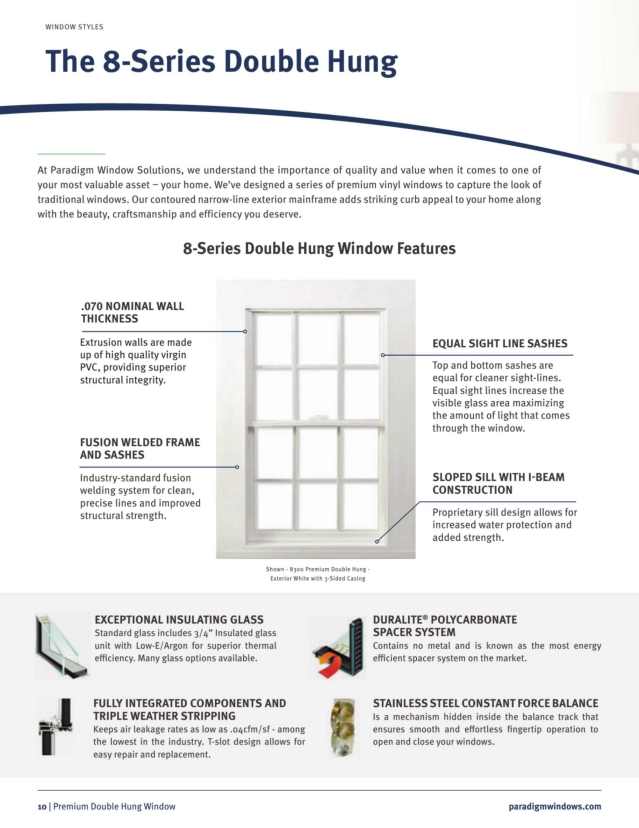 Paradigm Window Solutions, Catalogs, Residential Solutions | ARCAT